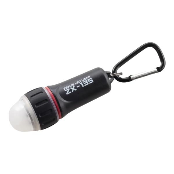 冨士灯器 ZEXUS(ゼクサス) LEDライト ZX-135 (FLASHER) [最大180ルーメン フラッシング使用時間:最大200時間 IPX7相当] ・使用光源:高性能白色LEDチップ×1、高性能赤色LEDチップ×1、高性能緑色LE...