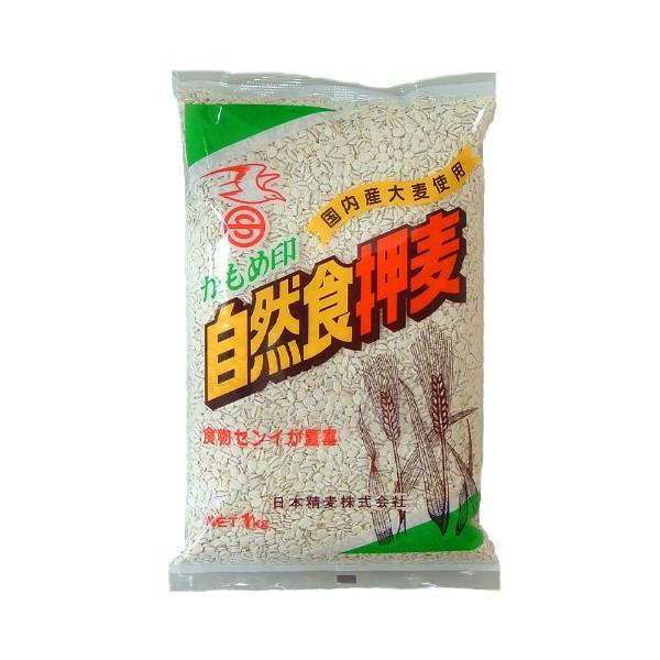 日本精麦 かもめ印押麦 1kg ・カロリー:340kcal・内容量:1kg・商品サイズ(幅×奥行×高さ):240×155×40商品紹介毎日食べるお米に2種類の食物繊維(不溶性食物繊維+水溶性食物繊維)が豊富な大麦を入れることで(15%程度)...