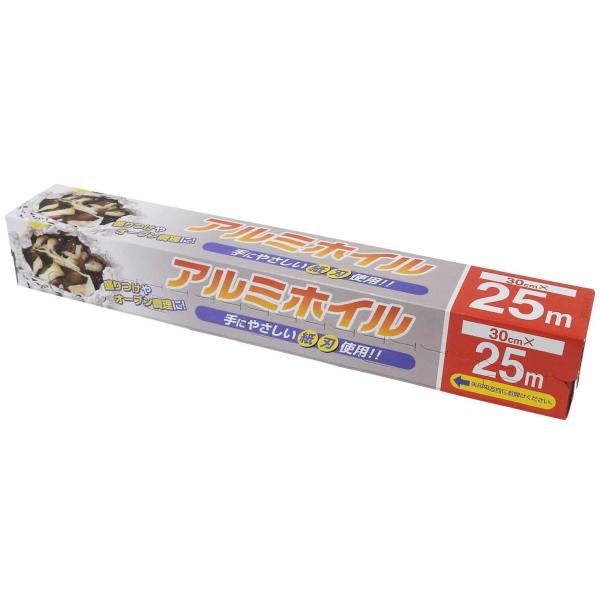 大和物産 アルミホイル 業務用 1個入り シルバー 25m ・内容量:本体重量:約240g・原産国:中国・商品サイズ (幅×奥行×高さ) :本体サイズ:約2500×30cm・材質:素材・材質:アルミはく商品紹介●使い方イロイロ、料理の幅を広...