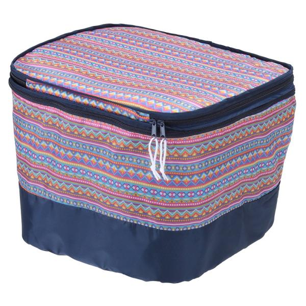 川住製作所(Kawasumi Seisakusyo) 自転車 2段式前カゴカバー モダンアートシリーズ K-NR5 ネイティブレッド ・その他:撥水加工・防水加工・サイズ:(約)幅390×奥行320×高さ300~490mm・材質:ポリエステ...