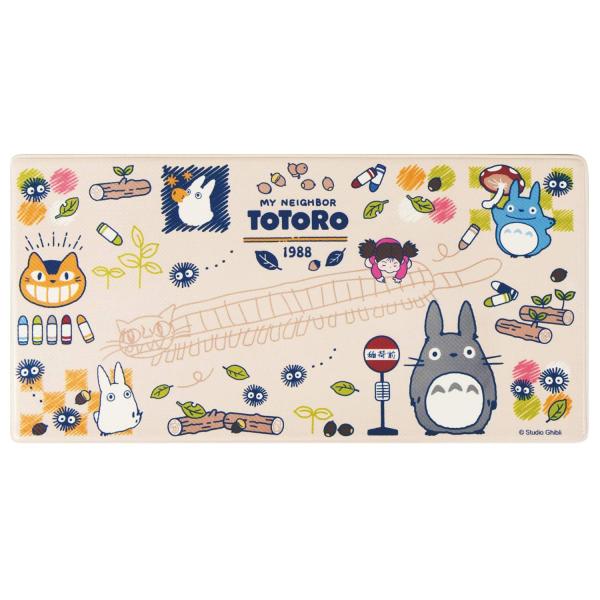 センコー(Senko) となりのトトロ おえかき 拭ける PVC キッチンマット 約45× 90cm ベージュ キャラクター トトロ totoro ジブリ 60604 ・サイズ:約45×90cm・抗菌・防臭・防カビ・防炎機能・洗濯いらずで、...