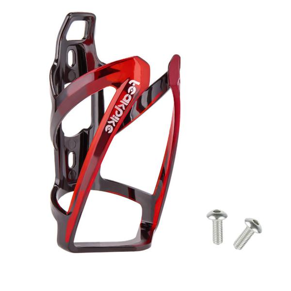 自転車 ボトルケージ バイク ドリンクホルダー 軽量 伸縮性がよく、ボトルケージ装着工具付きの使い勝手の良いロードバイク/クロスバイク/マウンテンバイクなどのグラデーション一体成形に適している（ブラックレッド1セット） ・【仕様】自転車の派...