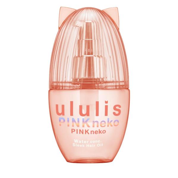 ululis ウルリス [ うねりケア の ピンクミー ] ピンクネコ ウォーターコンク スリーク ヘアオイル 100mL ・【こんなお悩みの方】うねり・くせが気になる方・【仕上がり】うるサラ・【商品特長】うねりケア・【香り】アプリベリーの香り