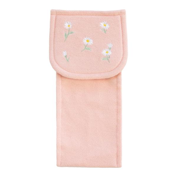 オカ(OKA) フルールブラン トイレットペーパーホルダーカバー ピンク (洗える 花柄 フェミニン 北欧 ストック収納付き) ・ご購入前に成型部品を通すペーパーホルダーのフタの隙間が、厚さ4mm以上、幅113mm以上で適合します。・予備の...