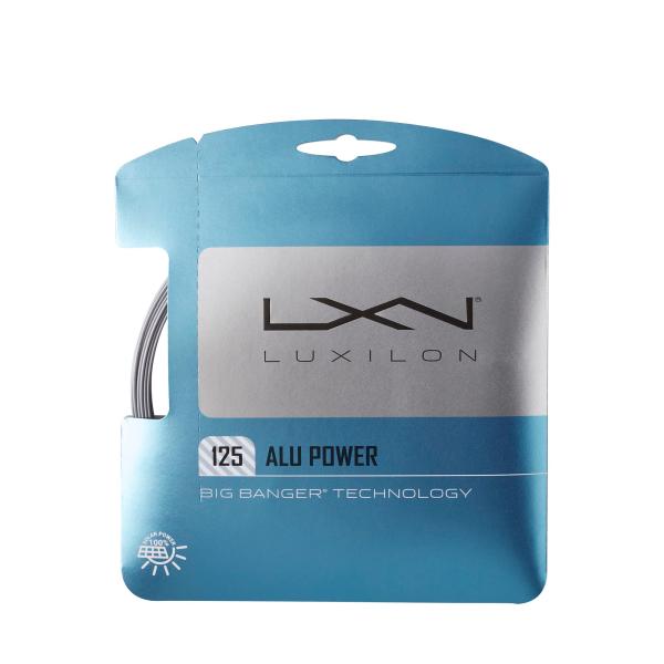 LUXILON(ルキシロン) テニス ストリング ガット ALU POWER 125(アルパワー 125) 単張り シルバー WRZ9951SI ・カラー:シルバー・ゲージ(太さ):1.25mm・ベルギー製・モノ・フィラメント・単張り(長さ...