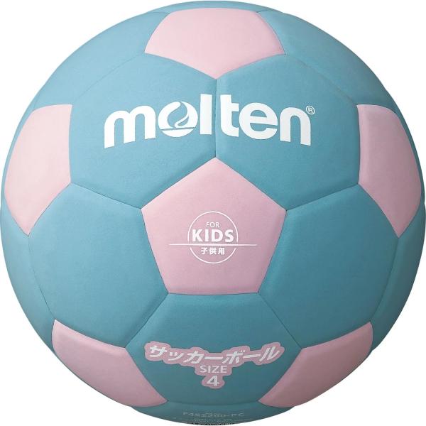 モルテン(molten) サッカーボール サッカー2200 軽量4号 ピンク×シアン F4S2200-PC ・※吸水性がありますので、水の近くでは使用しないでください。・サイズ:直径約20.5cm・仕様:貼り・人工皮革・製造国:ベトナム製・...