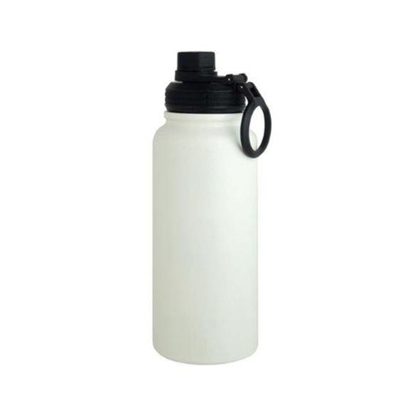 リビング IMMEDI 水筒 800ml ボトル ホワイト 410685 ・サイズ(約):径8.5×高さ25.5cm (取手込み29cm)、容量:800ml・保温効力:6時間/63度以上・本体重量(約):444g・素材・材質:本体/ステンレ...