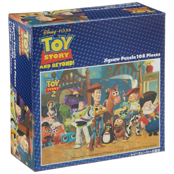 108ピース ジグソーパズル トイストーリー大集合 (18.2x25.7cm) ・商品モデル番号:D108-863・対象年齢: キッズ・形: 長方形・梱包サイズ:12×5×12cm商品紹介パッケージサイズ：幅120ｍｍ高さ120ｍｍ奥行き5...