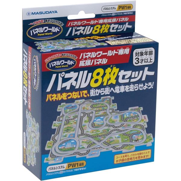 増田屋コーポレーション(Masudaya Corporation) パネルワールド 専用パネル パネル8枚セット ・対象年齢 :3才以上・本体サイズ :約14×14cmパネルワールド専用の拡張パネルが登場。パネルワールドの遊びが広がります。...