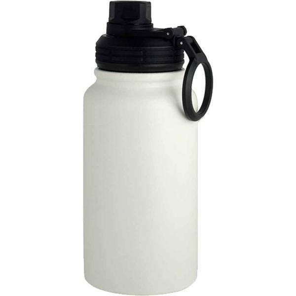 リビング IMMEDI 水筒 600ml ボトル ホワイト 410647 ・サイズ(約):径8.5×高さ21.5cm (取手込み25cm)、容量:600ml・保温効力:6時間/61度以上・本体重量(約):413g・素材・材質:本体/ステンレ...