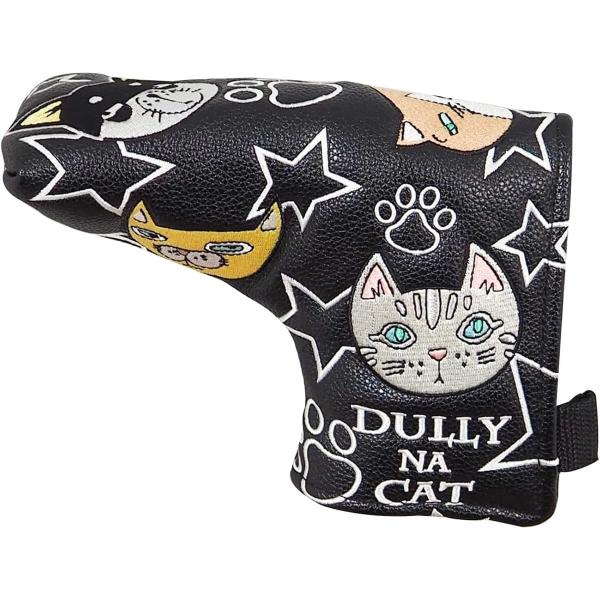 ダリーナキャット(Dully Na Cat) DULLY NA CATパターカバー DN-PC02 ピンタイプ用 ブラック ・タイプ：ピンタイプ、マグネット開閉式・素材：合成皮革きめ細やかな刺繍デザインが存在感あり、中の素材はボアでパターを...