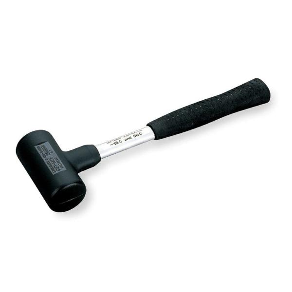 トネ(TONE) ウレタンショックレスハンマー UH-10 ブラック 1lb ・全長(mm):330・呼称:1ポンド・頭径(mm):49・頭長(mm):100長寿命で耐久性に優れた無反動構造により使いやすく、疲れにくいウレタンハンマーです。