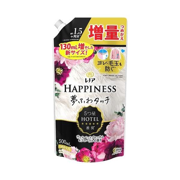 Procter &amp; Gamble レノア ハピネス 夢ふわタッチ 柔軟剤 ヴェルベットブロッサム&amp;フローラル つめかえ 500mL ・内容量：500mL商品紹介ヴェルベットブロッサム&amp;フローラルの香り:ピンクフローラ...