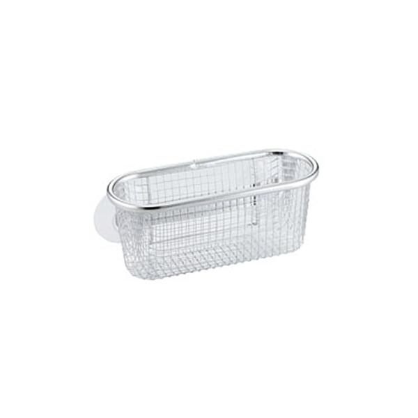 金伊工業 シェイプライン ファインメッシュ スポンジ・タワシポケット GS-022 日本製 ・180×72×H75mm吸盤付。