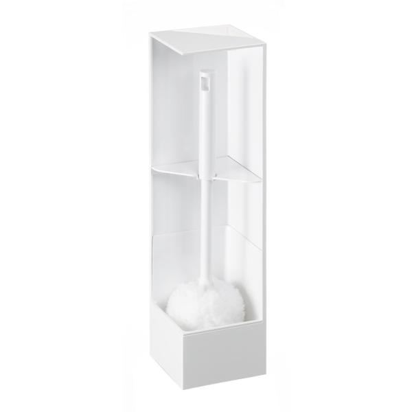I'mD (アイムディー) トイレブラシ RETTO レットー ソフト RETTBSW-PP ・原産国:日本・本体サイズ:約幅10×奥行10×高さ39cm・本体重量(kg):0.43・材質:本体・仕切板・水受け皿/ABS樹脂、ブラシ柄/ポリ...