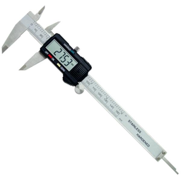 TOYOMITSU デジタルノギス M-105DP ・仕様:0ポイント設定、mm/inchの切替、ON/OFF、専用プラケース付・使用電池:ボタン電池(SR44)×1(付属)・材質:ステンレス製・読取最小表示:0.01mm一目で解るデジタル...