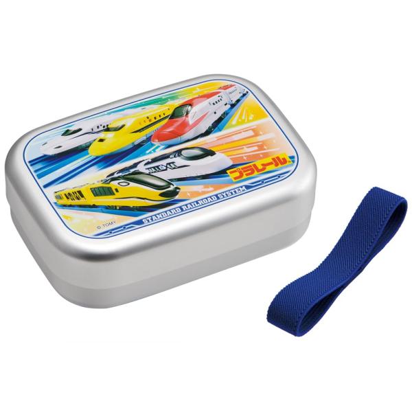 スケーター(Skater) 弁当箱 アルミ ランチボックス 子供用 370ml 保温庫対応 ランチベルト付 日本製 プラレール 24 男の子 ALB5NV-A ・容量:370ml /サイズ:幅13.4×奥行9.7×高さ4.2cm/生産国:日本