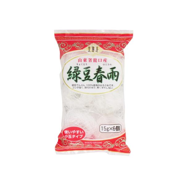 丸成商事 緑豆春雨 小玉 (15ｇ×6) ×10袋 ・原材料:緑豆でんぷん・商品サイズ(高さx奥行x幅):22cm×40cm×13cm