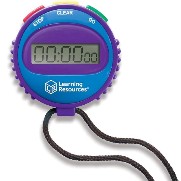 ラーニングリソーシズ (Learning Resources) 簡単ストップウォッチ シンプル 6歳 LER0808 正規品 ・シンプルな機能性とデザインのストップウォッチは、学校の授業で時間を計る際やスポーツクラブなど、様々なシーンで大活...
