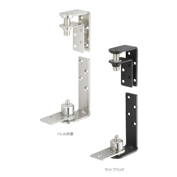 丸喜金属のカウンターヒンジです。扉の吊り込み作業が容易に行えます。＜製品詳細＞■ブランド：■品番：S-966■製品名：カウンターヒンジ■材質：ステンレス（SUS304）＋樹脂■仕上：バレル研磨、マットブラック■個数：1個■サイズ：詳細は添付...