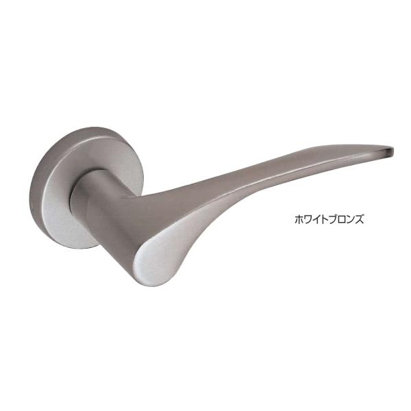 シロクマのレバーハンドル＋丸座＋錠前いずれか１つのセットです各種サイズは添付画像にてご確認下さい＜レバーハンドル詳細＞SL-320（サクソン）■材質：亜鉛合金■仕上：ホワイトブロンズ■個数：内外用1セット■備考：＜錠前詳細＞※仕上は全て「ヘ...