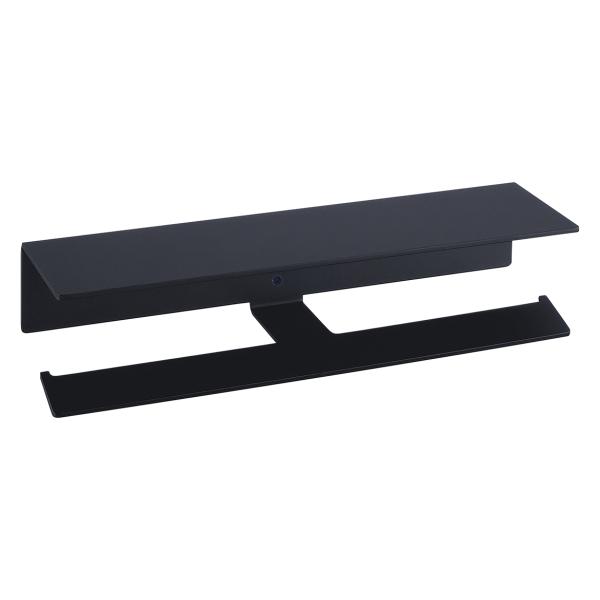 空間演出に高級感をもたらすホテル御用達のD2シリーズ■シリーズ：D2■型番：PRE-S262-02W■分類：ペーパーホルダーダブル■仕様：ステンレス ユニミストマットブラック■サイズ：280×64×90■ピッチ：■施工：取付ビス　φ4（サラ...