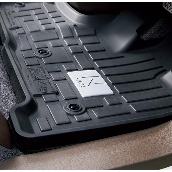 商品ID:hgno068車種名：N-WGN品名：オールシーズンマット Honda SENSING装着車用取り付けできる年式：令和元年8月〜4年9月型式：JH3 JH4 詳細：泥がついても、雪や雨で濡れてもフロアを汚しません。縁高タイプ／樹脂...