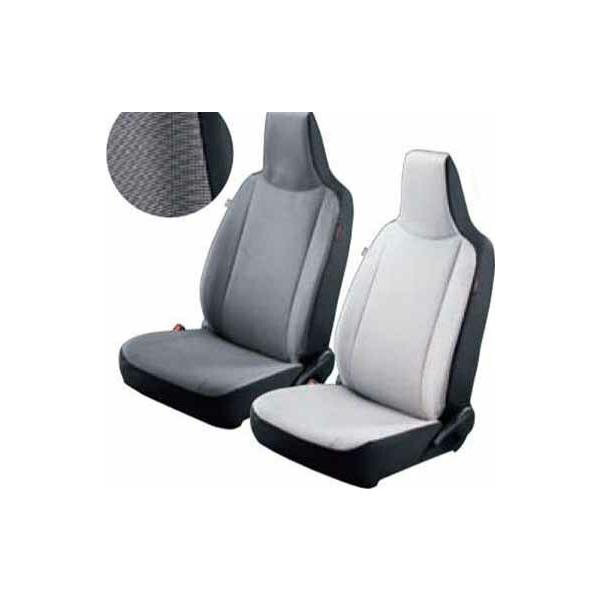 商品ID:iaes034-2車種名：ミライ―ス品名：シートカバー(撥水加工）シートバックポケット付 ※フロント取り付けできる年式：平成29年5月〜next型式：LA350S LA360Sタイプ1：ダークグレー ※全てのグレードに取り付け出来...