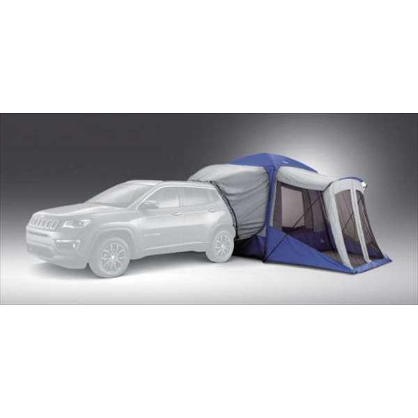 Jeep純正部品車種名：コンパス取り付けできる年式：平成30年1月〜next型式：M624部品名：Jeepアタッチャブルテント詳細：アウトドアライフを楽しめる、約3m×約3m（日よけスペース約2.1m×約1.8m）のテント。大型レインフライ...