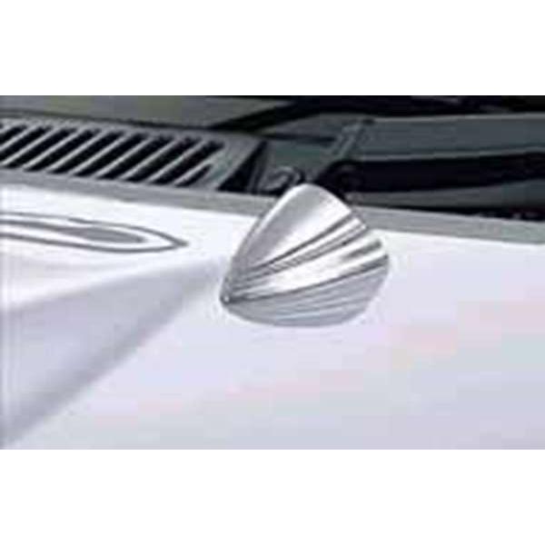 商品ID:ke-g-16車種名：kai品名：ウインドーウォッシャーノズルカバー 取り付けできる年式：平成13年〜18年型式：HN22S詳細：ウインドーウォッシャーノズルをクロームメッキに変えるカバー。99000-99064-503 全てのグ...