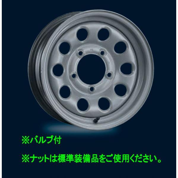 スズキ純正部品車種名：ジムニーノマド取り付けできる年式：令和07年4月〜next型式：JC74W部品名：カラードスチールホイール15インチ※1本からの販売詳細：グレー。15×51/2JJ。バルブ付。※ナットは標準装備品をご使用ください。※ホ...
