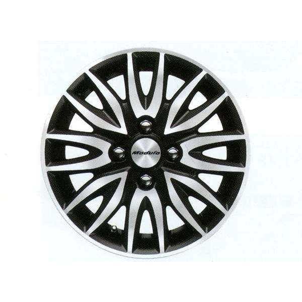 商品ID:plab011車種名：NBOX+品名：14インチアルミホイール MG-009 ※1本につき 取り付けできる年式：平成25年12月〜27年2月型式：JF1詳細：14×4 1/2J インセット40mm PCD100mm。ダイヤモンドカ...