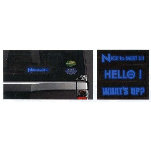 商品ID:plab022車種名：NBOX+品名：オーナメントイルミネーション取り付けできる年式：平成25年12月〜27年2月型式：JF1詳細：LEDブルー照明／スモールライト連動 メッセージプレート3枚付属。※全てのグレードに取り付け出来ま...