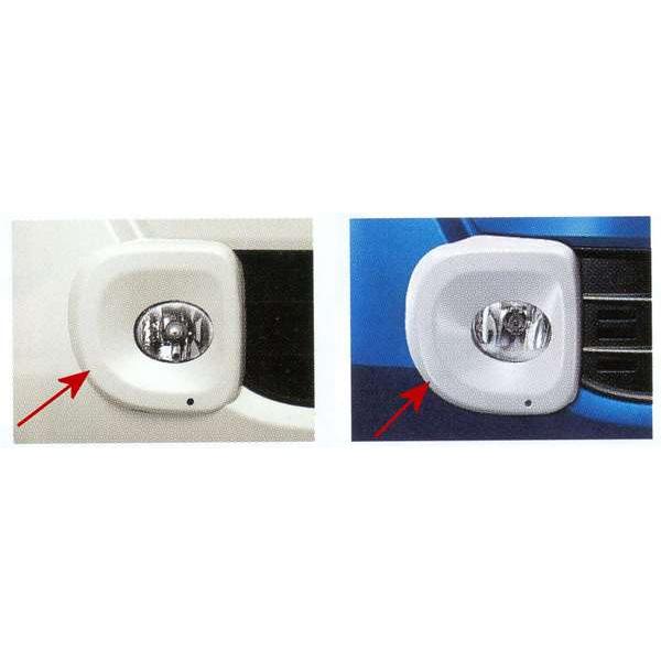 商品ID:plab100車種名：NBOX+品名：ハロゲンフォグライト フォグライトガーニッシュ ※フォグライトガーニッシュのみ本体は別売取り付けできる年式：平成25年12月〜27年2月型式：JF1詳細：幅広くムラのない配光が悪天候時などの前...