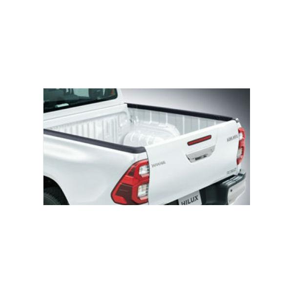 トヨタ純正部品車種名：ハイラックス取り付けできる年式：令和02年8月〜next型式：GUN125部品名：ゲートプロテクター（サイド）詳細：※荷台サイド上面の傷つきを防止します。※材質：樹脂（ABS）※サイズ：L1.645×W136×H58m...