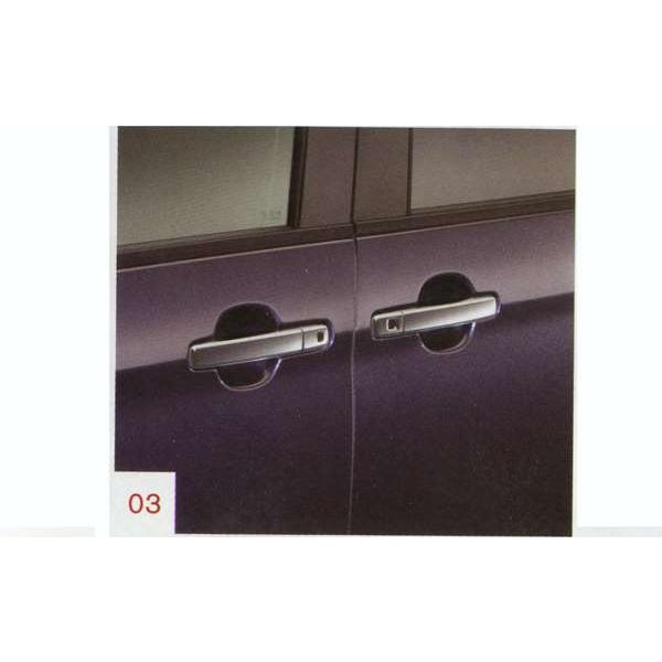 商品ID:roan003車種名：デイズ ルークス品名：クロームドアハンドルフィニッシャー取り付けできる年式：平成26年2月〜27年10月型式：B21A詳細：上級ミニバンのような輝きのあるドアハンドルに。高級感溢れる個性を演出できます。タイプ...