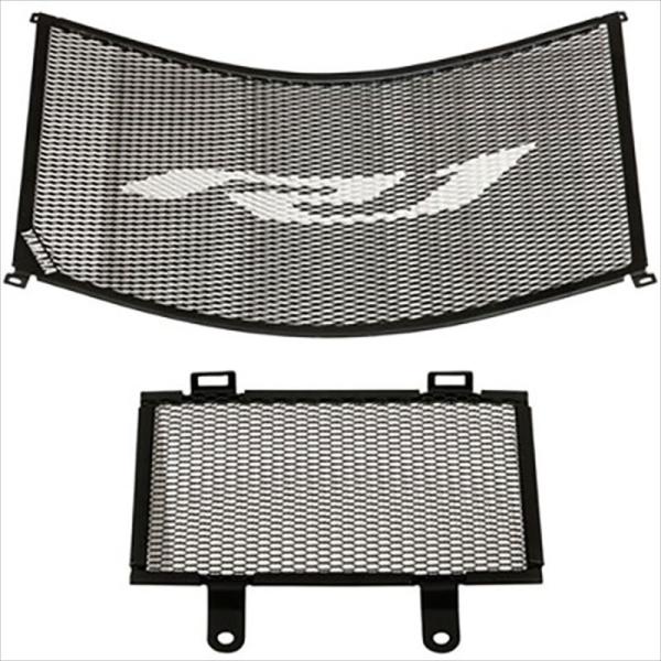 YAMAHA純正部品車種名：YZF-R1MYZF-R1取り付けできる年式：令和06年1月〜next型式：RN65J部品名：ラジエター／オイルクーラーガード詳細：ラジエター、オイルクーラーの前面に装着し、フロントタイヤや先行車が跳ね上げた小石...