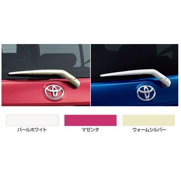 商品ID:stoo008車種名：パッソ品名：カラードリヤワイパー取り付けできる年式：平成28年4月〜30年10月型式：M700A M710A詳細：リバース連動リヤワイパー（メーカーオプション）付車。後ろ姿にアクセントを加えるワイパー。カラー...