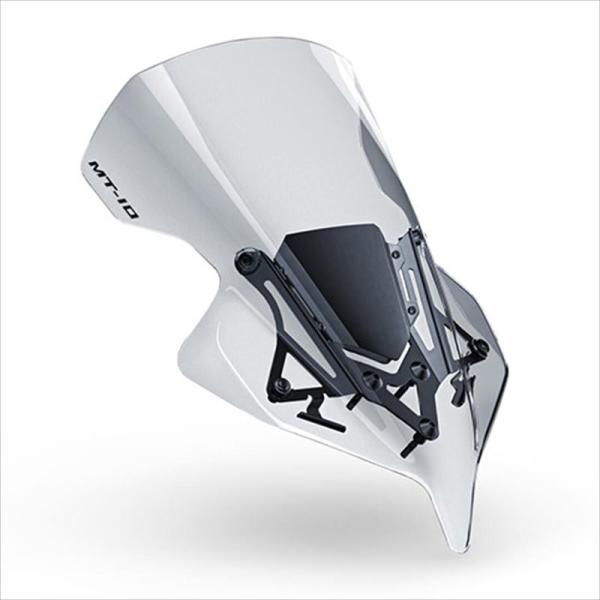 YAMAHA純正部品車種名：MT-10取り付けできる年式：令和06年1月〜next型式：RN78J部品名：ミドルスクリーン詳細：高速走行時にウインドプロテクション（風防）効果を高めるスクリーン車体デザインにマッチしたスタイリッシュな形状で、...