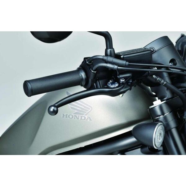 HONDA_2輪純正部品車種名：Rebel250取り付けできる年式：令和03年5月〜next型式：MC49部品名：アジャスタブルブレーキレバー※ブラック詳細：ブレーキレバーの手の大きさや好みに合わせて操作しやすい位置にアジャストできます。標...