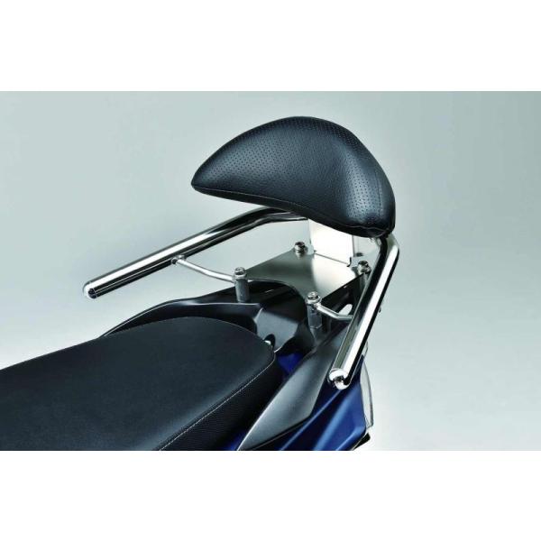 HONDA_2輪純正部品車種名：Dio110取り付けできる年式：令和05年3月〜next型式：JK03部品名：社外品キタコタンデムバックレスト＆バー詳細：スリムなルックスのバックレストバーがタンデムライダーをしっかりとサポートします。材質:...
