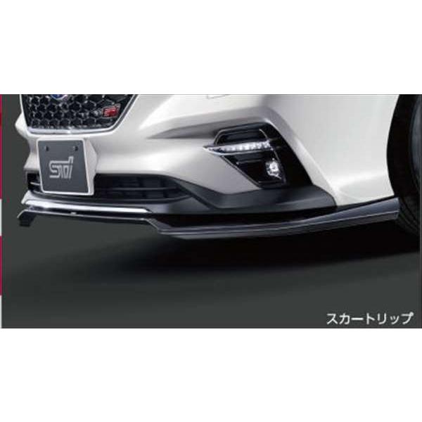 スバル純正部品車種名：レヴォーグ取り付けできる年式：令和02年8月〜next型式：VN5/VNH部品名：STIスカートリップ詳細：STIフロントアンダースポイラー下面先端に装着する、プロテクター機能を併せ持つエアロパーツ。前方から取り入れた...