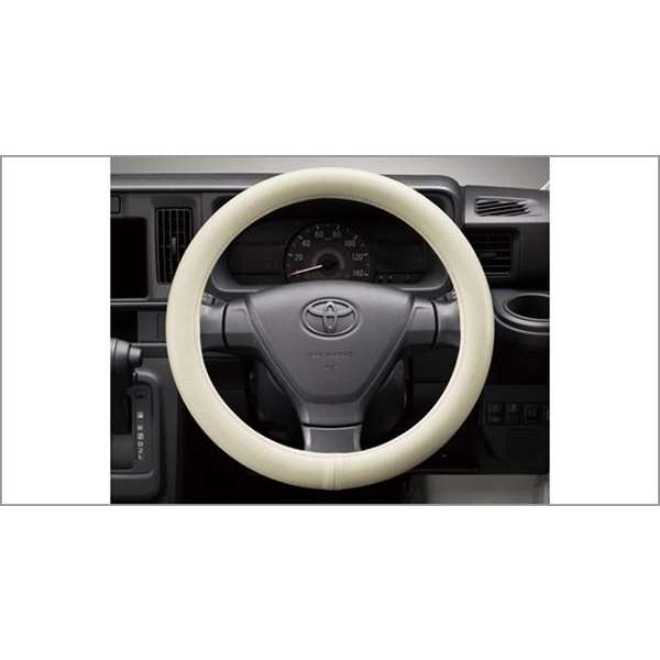 商品ID:vapt052車種名：ピクシス バン品名：ステアリングカバー（ホワイト）取り付けできる年式：平成29年11月〜next型式：S321M S331M 詳細：ステアリングを握ったときのフィット感を高めます。※全てのグレードに取り付け出来ます