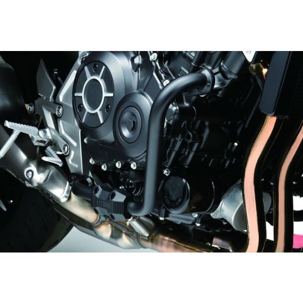 HONDA_2輪純正部品車種名：CB1000R取り付けできる年式：平成30年2月〜next型式：SC80部品名：社外品デイトナパイプエンジンガード詳細：パイプ径Φ25.4。材質：スチール製。マットブラック塗装。スライダー材質：PA66ナイロ...