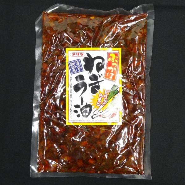 原料原産地名：ねぎ（中国産）原材料：ねぎ、なたね油、ごま油、フライドオニオン、フライドガーリック、砂糖、アミノ酸液、豆板醤、食塩、調味料（アミノ酸等）、ソルビット、乳化剤、パプリカ色素、酸化防止剤（V.C）、酸味料、甘味料（ステビア）、乳酸...