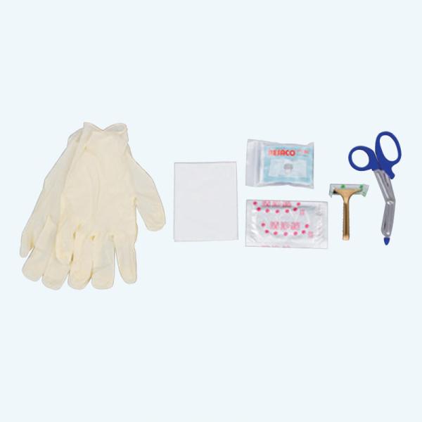 救急セット（6点入り）はZOLL AED Plus(1010-1136／4560233596016)純正の救急セットです。救命活動をサポートする付属品です。＜内容物＞万能ハサミ／カミソリ／清浄綿／ペーパータオル／手袋／フェイスシールド