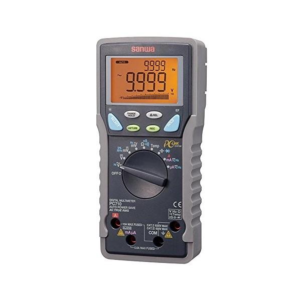 ●温度センサ（測定範囲−50〜250℃）が付属しています。＜仕様＞表示：9999/6000カウント（デュアル表示）測定範囲：　　　直流・交流電圧：60mV　600mV　9.999V　99.99V　999.9V　　　直流・交流電流：600μA...