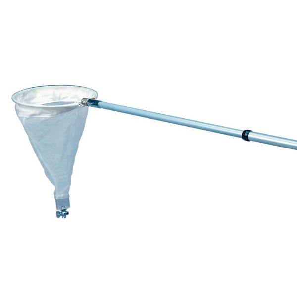 ●岸辺から使用できる柄付のプランクトンネットです。【商品詳細】材質：金属活栓付　テトロン製メッシュ：100網：直径20cmφ　深さ32cm柄：伸縮式　長さ90〜160cm　スチール製網目：メッシュ　100