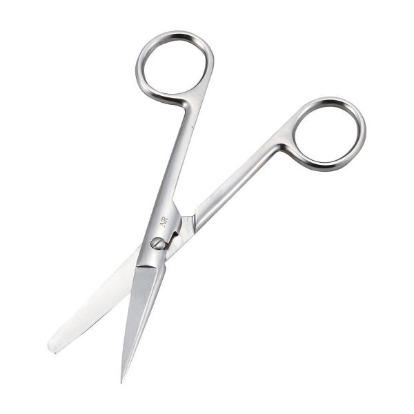 ●片刃だけ尖っているハズシ式のステンレス製解剖はさみです。●電解研磨仕上げ＜仕様＞型式：NY-121-02全長：125mm材質：ステンレス SUS410入数：1