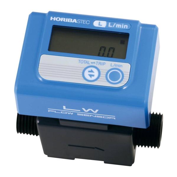 構造がシンプルで、耐久性の高い接線流羽根車方式を採用した高精度の液体流量計です。スイッチ操作で瞬時流量計と積算流量計の切換、瞬時流量のホールド、トータル積算、トリップ積算の各種積算値のリセット等の表示切換が行えます。リチウム電池を内蔵してお...